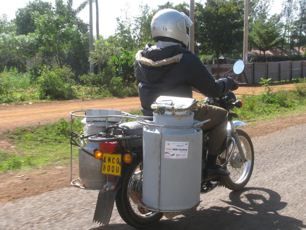 Solar Milk Cooling with Insulated Milk Cans | PARI